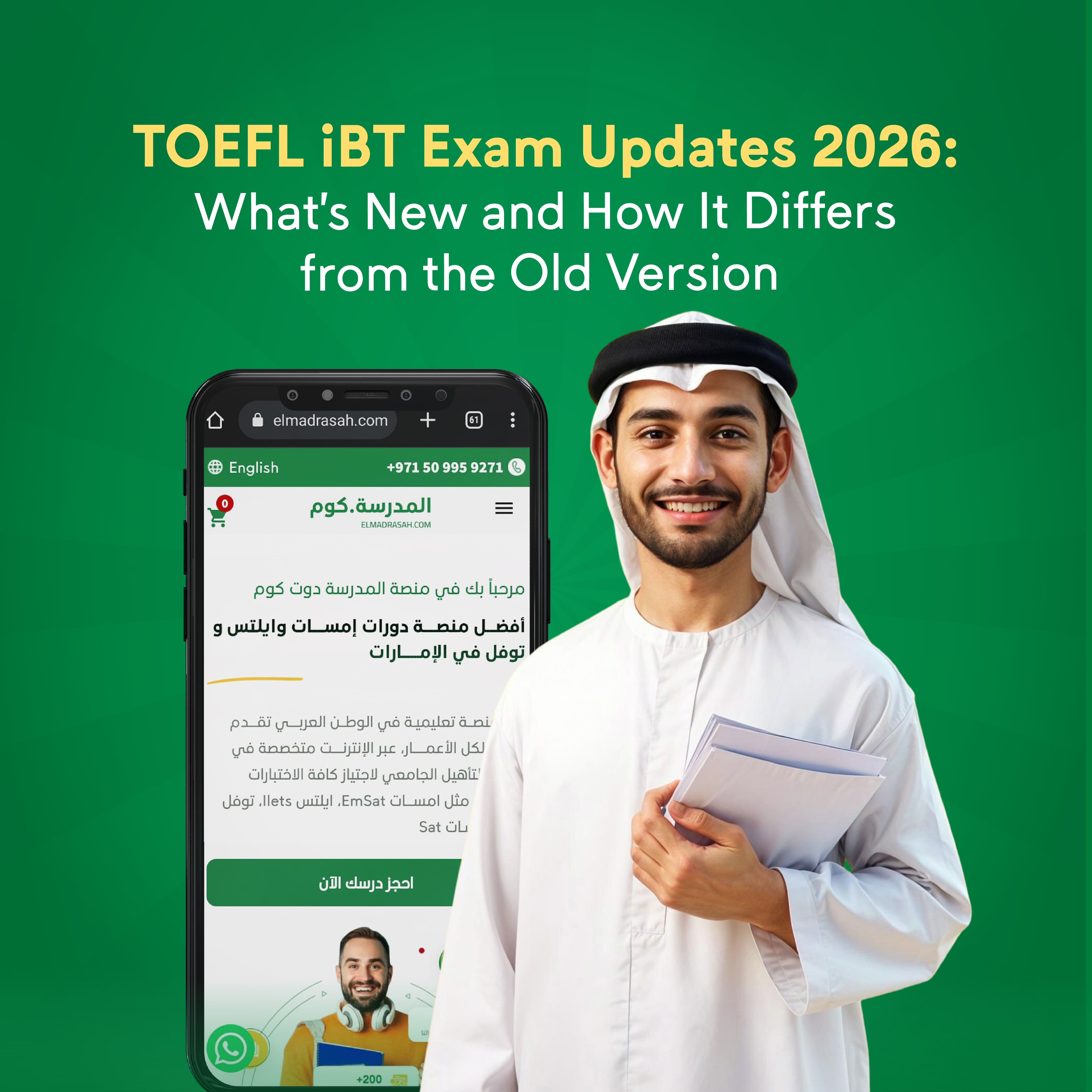 TOEFL iBT Exam Updates 2026: New Test Format, Scores & Rules